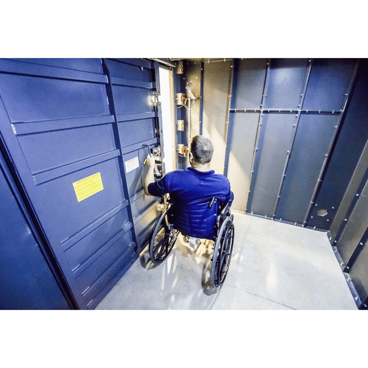 Swisher ESP Safety Shelter- Wheelchair accessible - 20 Person Private ...